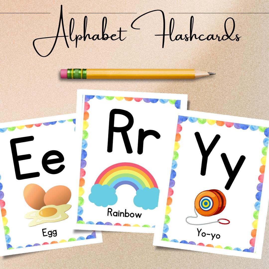 Alphabet Flashcards, ESL, Cambridge Materials, Classroom Materials - Etsy