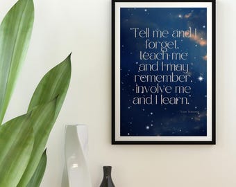 Motivational Poster, Classroom Posters, Quotes, Educational Wall Art ...