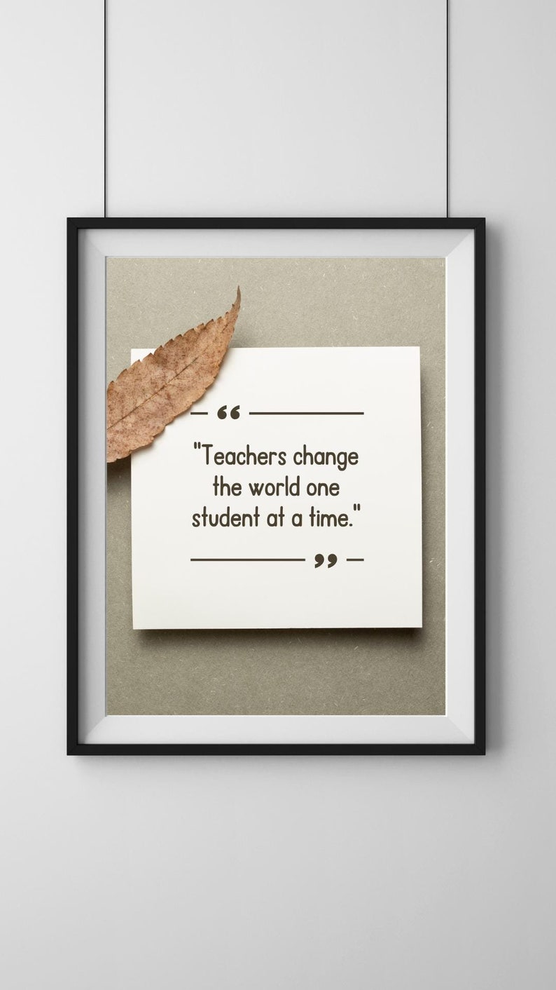 Motivational Poster, Classroom Posters, Quotes, Educational Wall Art ...