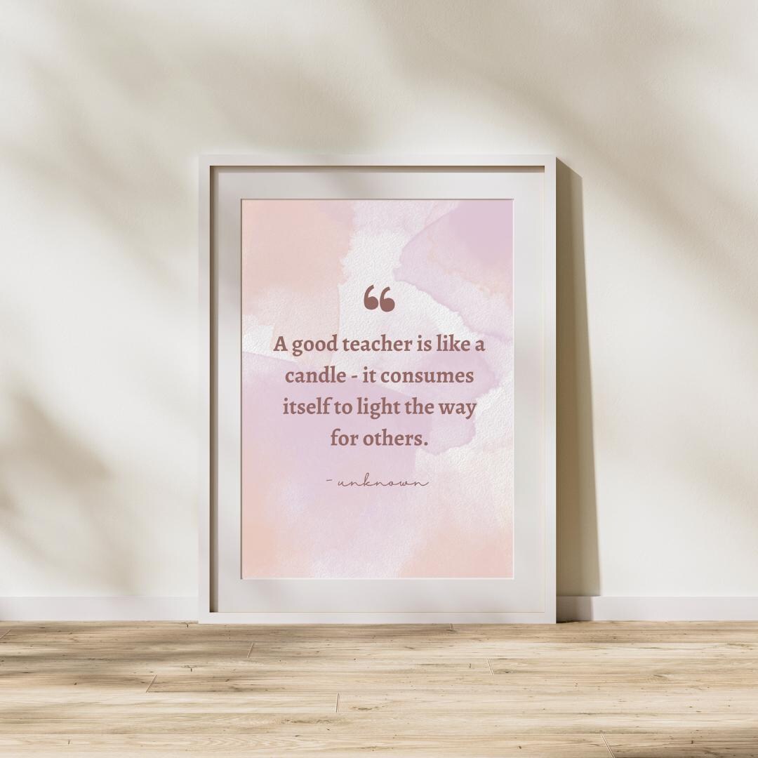 Motivational Poster, Classroom Posters, Quotes, Educational Wall Art ...