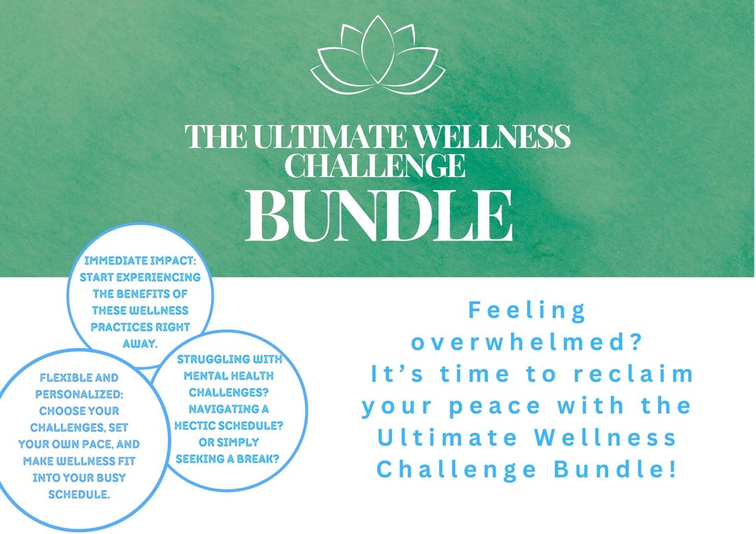 The Ultimate Wellness Challenge Bundle - Etsy