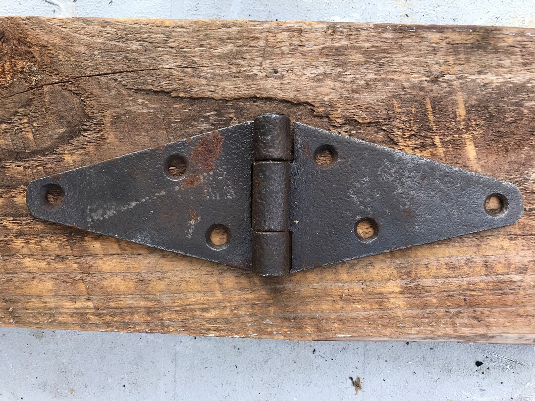 Rustic Barn Hinge - 1900's - 9" Long - Barn Hardware - Salvaged ...
