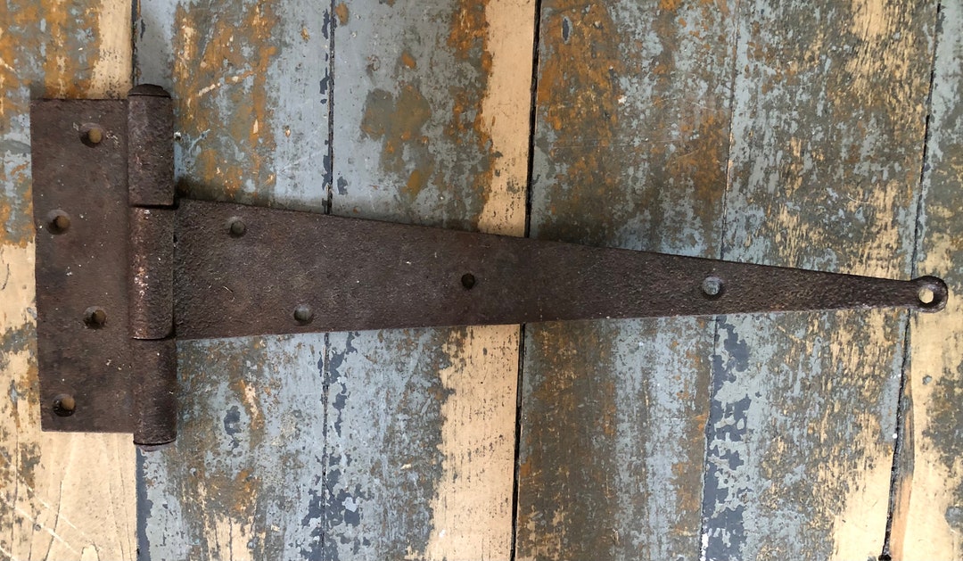Rustic Barn Hinge - 1900's -19" Long - Barn Hardware - Salvaged ...