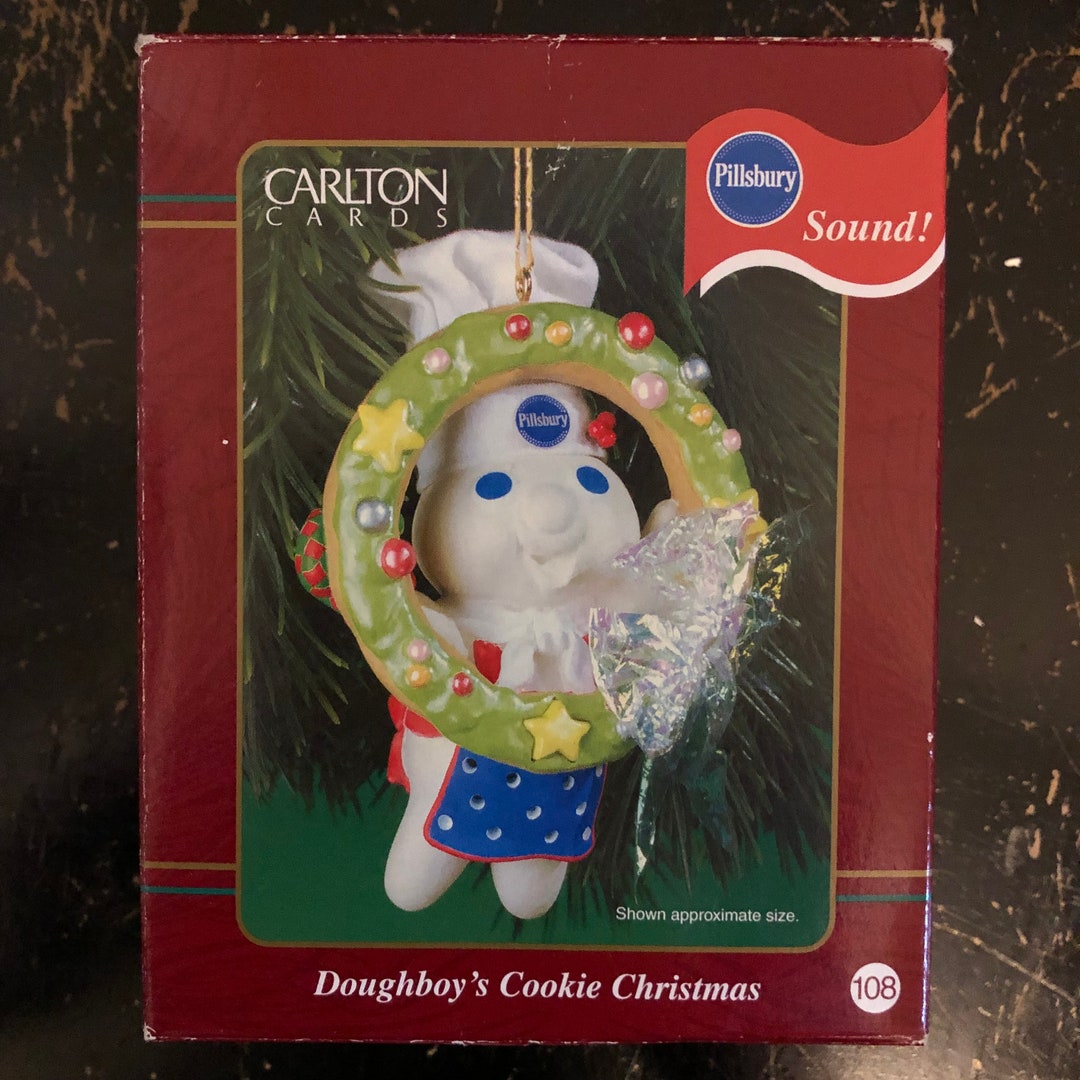 Pillsbury Doughboy's Cookie Christmas - Heirloom Carlton Cards Ornament ...