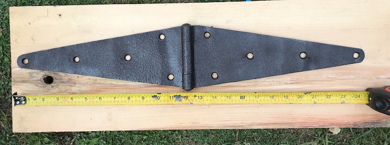 Rustic Barn Hinge - 1900's - 24 1/2" Long - Barn Hardware - Salvaged ...
