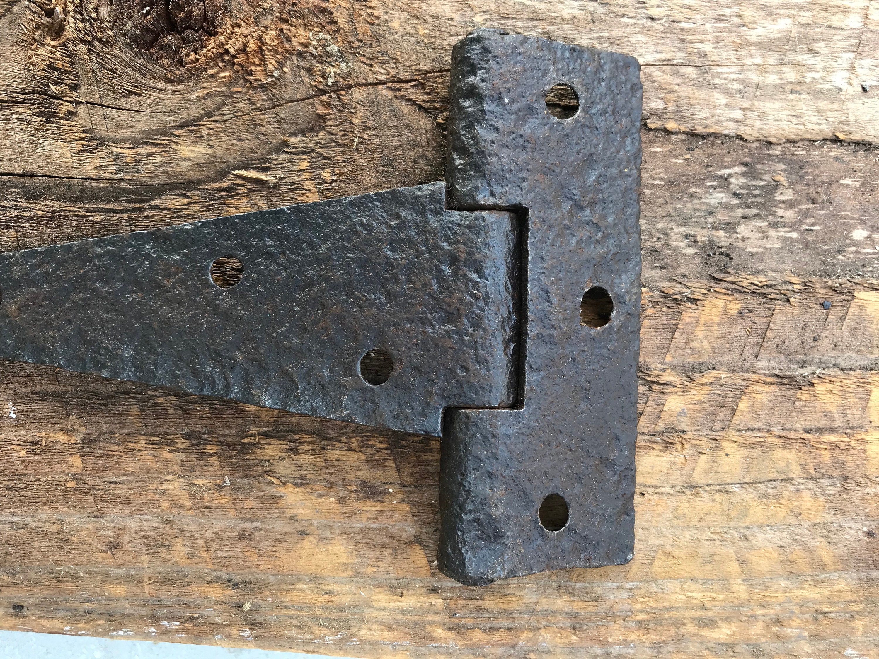 Rustic Barn T-hinge 1900's 5 1/2 Long Barn Hardware Salvaged Hardware ...