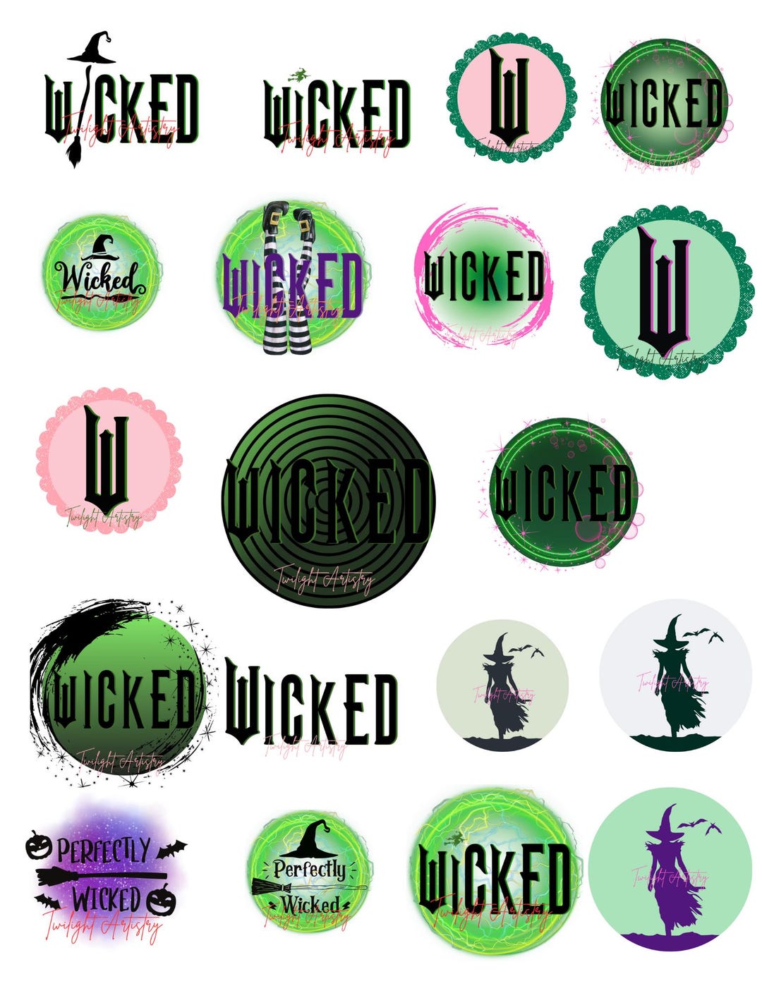 Wicked, Entire PNG File Collection, Wicked, Wicked Movie, Wicked ...