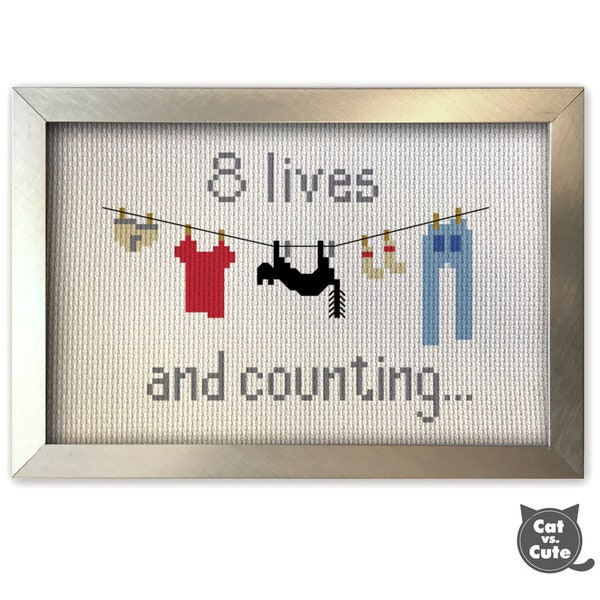 Clothesline Cross Stitch - Etsy