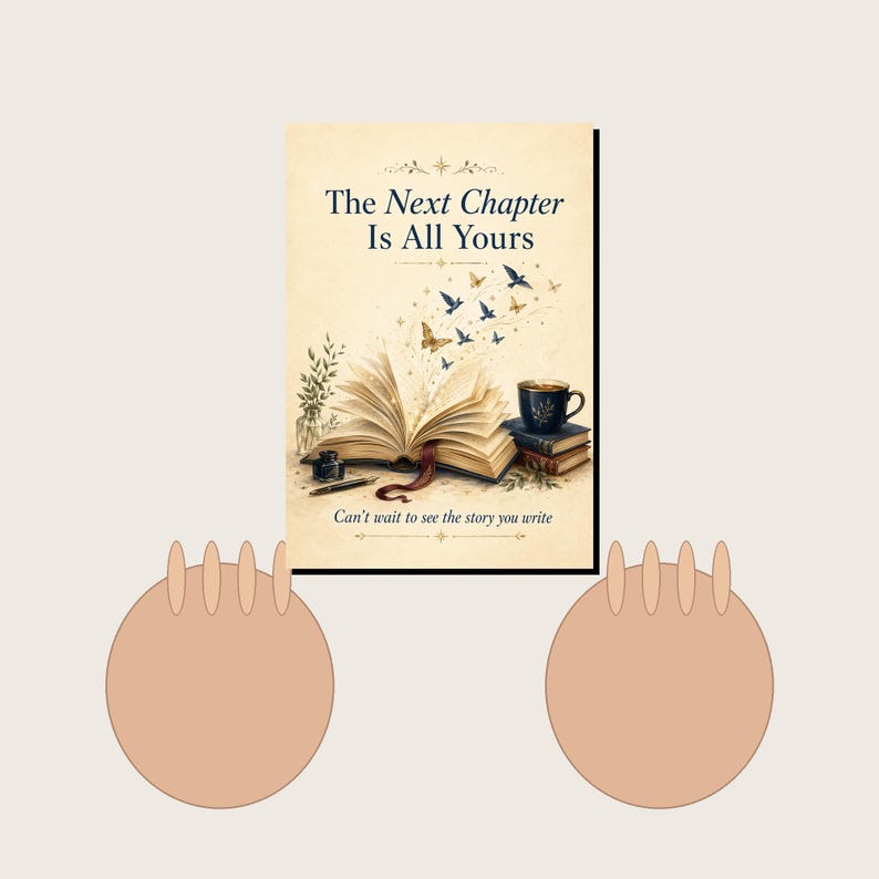 Graduation Card Printable | the Next Chapter is All Yours | Classmate ...