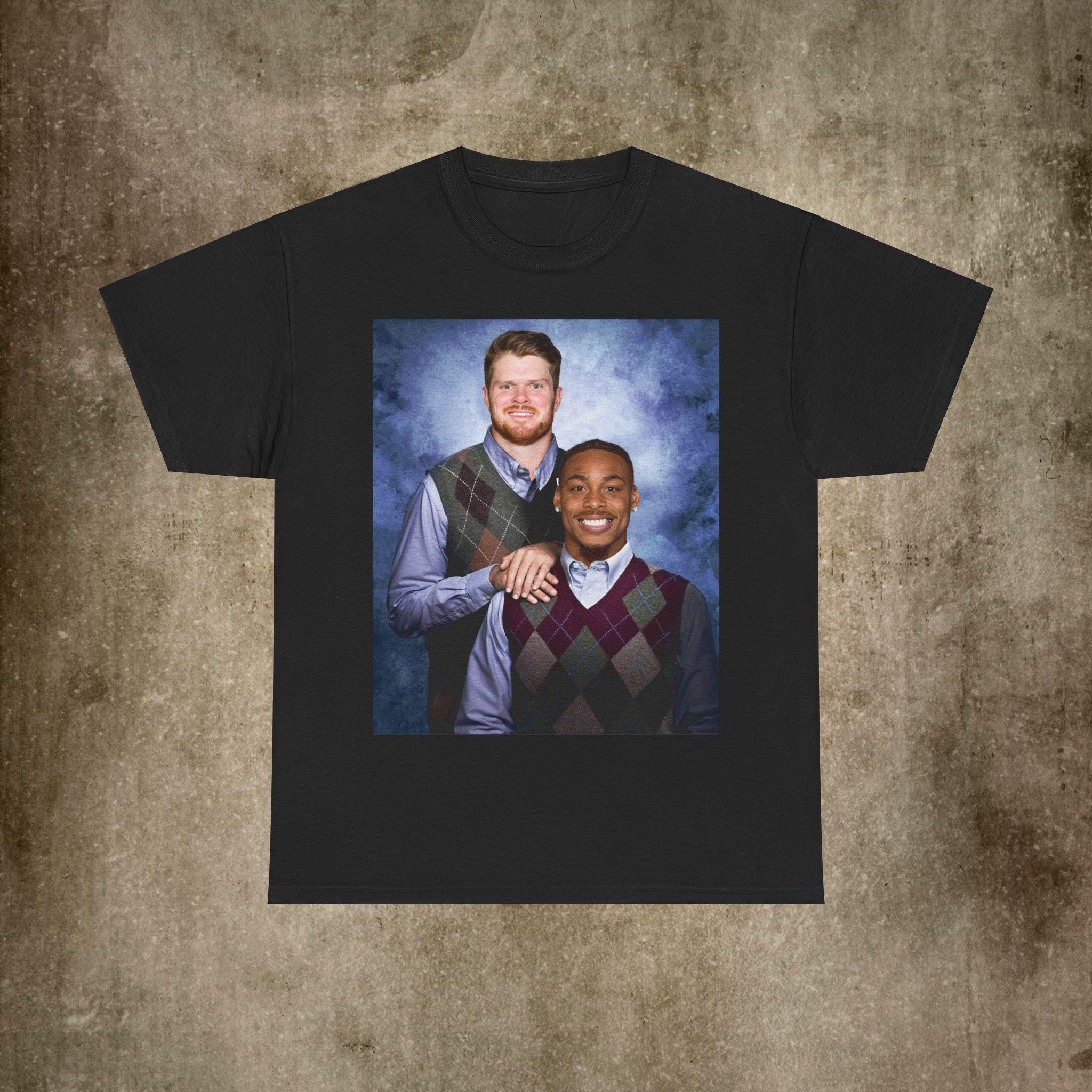 Justin Jefferson and Sam Darnold Minnesota, Vintage Football Tshirt ...