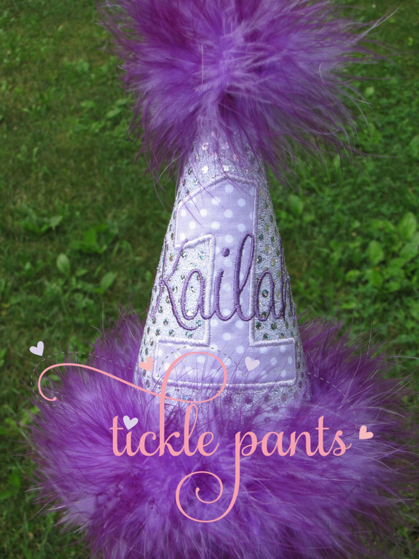 Elephant Birthday Tutu Outfit Lavender and Silver Includes Top and ...