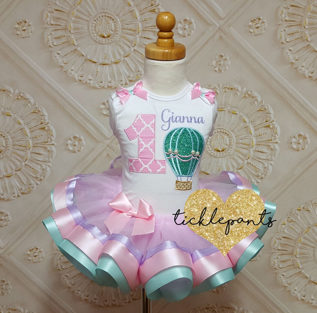 For All Sizes and Ages Hot Air Balloon Birthday Tutu Outfit Pink ...