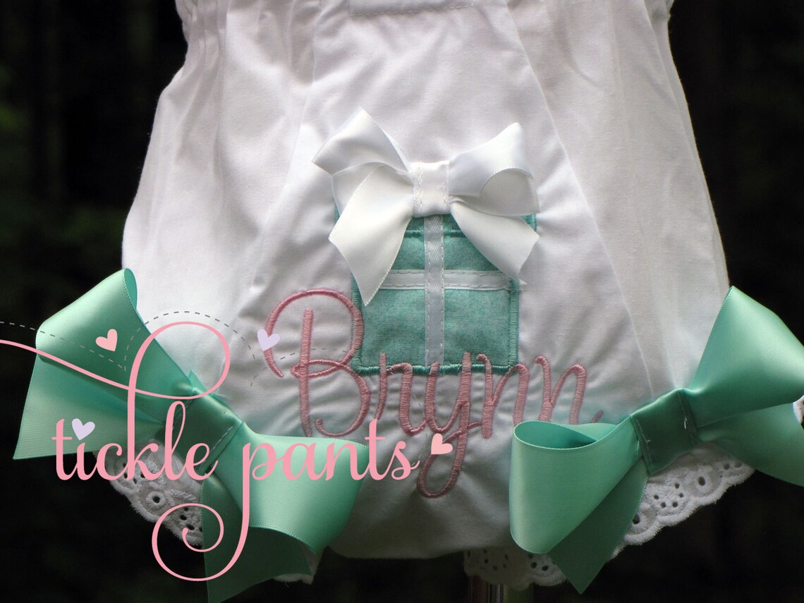 Gift Box Present Birthday Outfit Includes Embroidered Top - Etsy