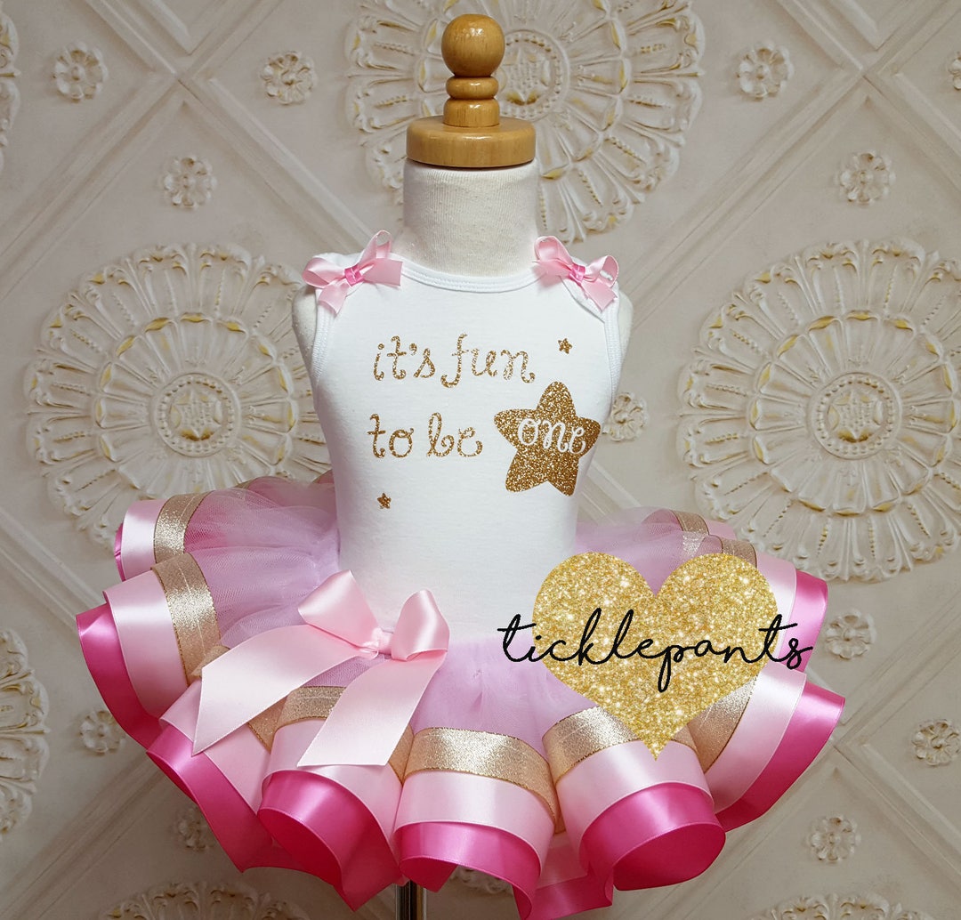 Twinkle Twinkle Little Star Tutu Outfit it's Fun to Be One First ...