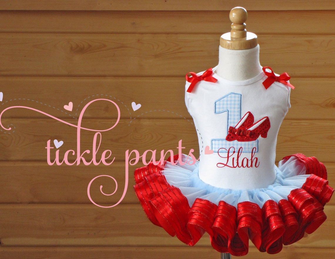 Birthday Bloomers Diaper Cover RUBY SLIPPERS Made to Match - Etsy