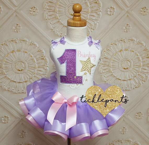 Twinkle Twinkle Little Star Birthday Outfit Pink Lavender | Etsy