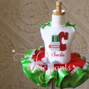 Holiday Gift Boxes Presents Christmas Gift Tutu Outfit Baby's 1st Tutu ...