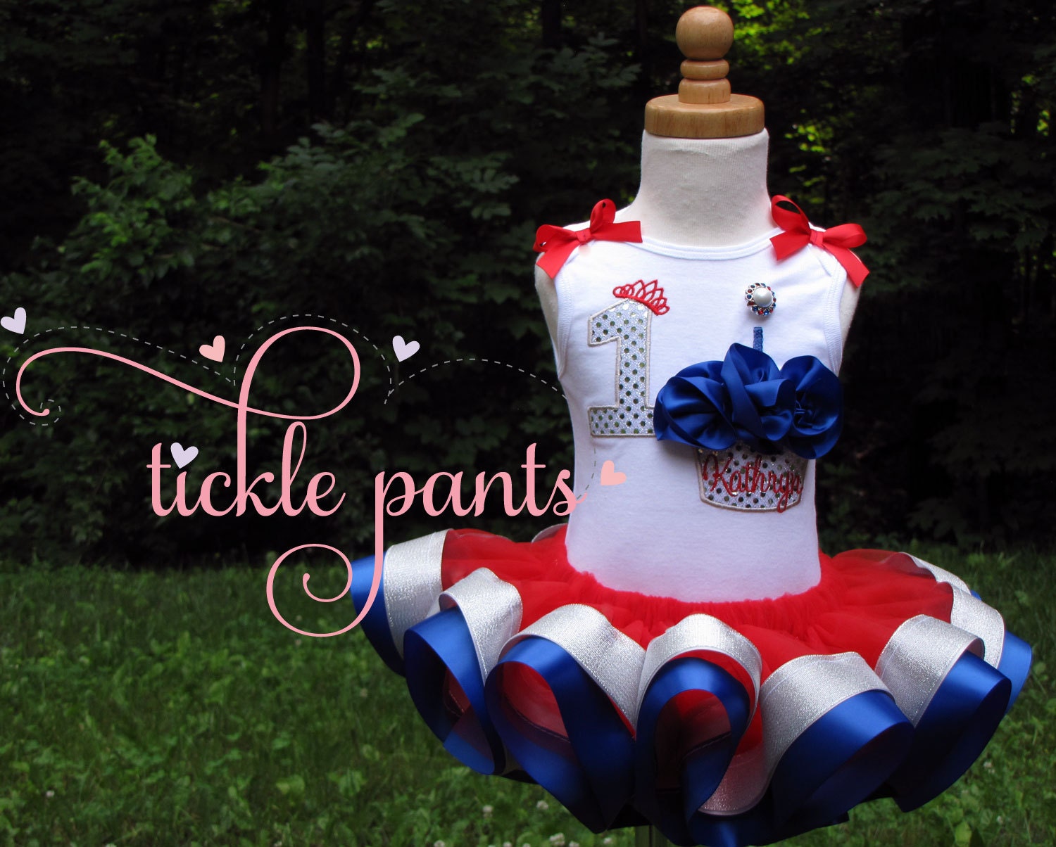 Cupcake Birthday Outfit Includes Embroidered Top and Ruffled | Etsy