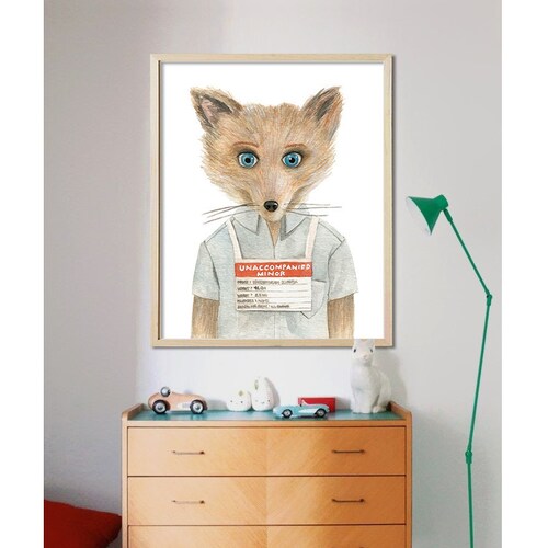 Fantastic Mr Fox DIGITAL FILE 3 Versions Wes Anderson Print - Etsy UK