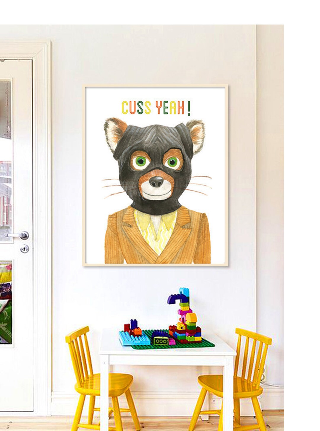 Fantastic Mr Fox: DIGITAL FILE 2 Versions Mr Fantastic Wes - Etsy