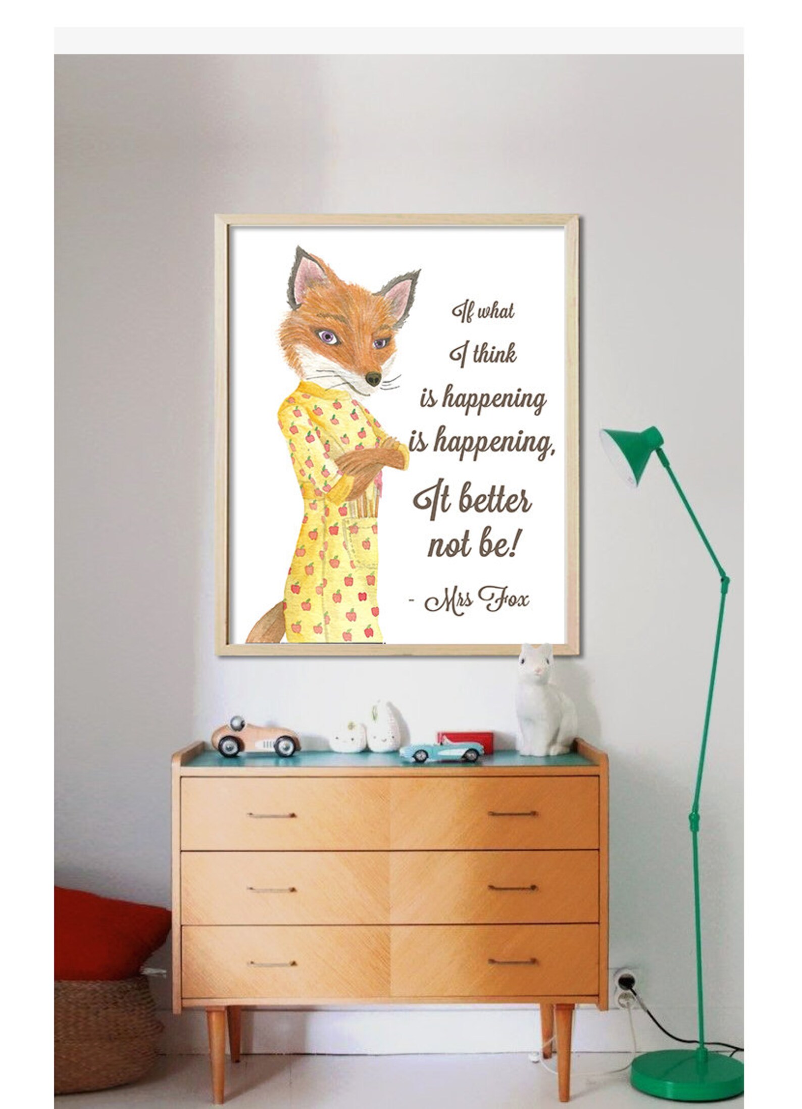 Mrs Fox Fantastic Mr Fox: DIGITAL FILE 2 Versions Mr - Etsy Canada