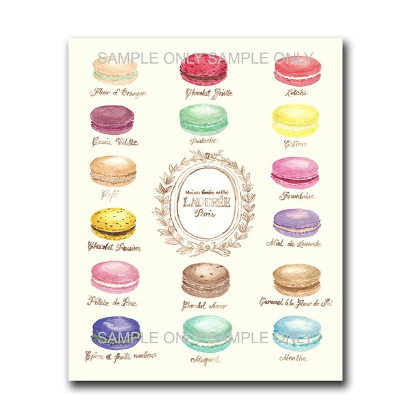 Macaron Art - Etsy