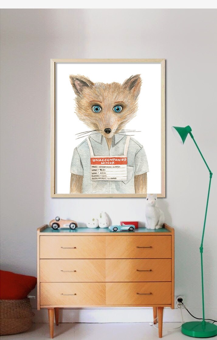 Fantastic Mr Fox: DIGITAL FILE Kristofferson Wes Anderson - Etsy Canada