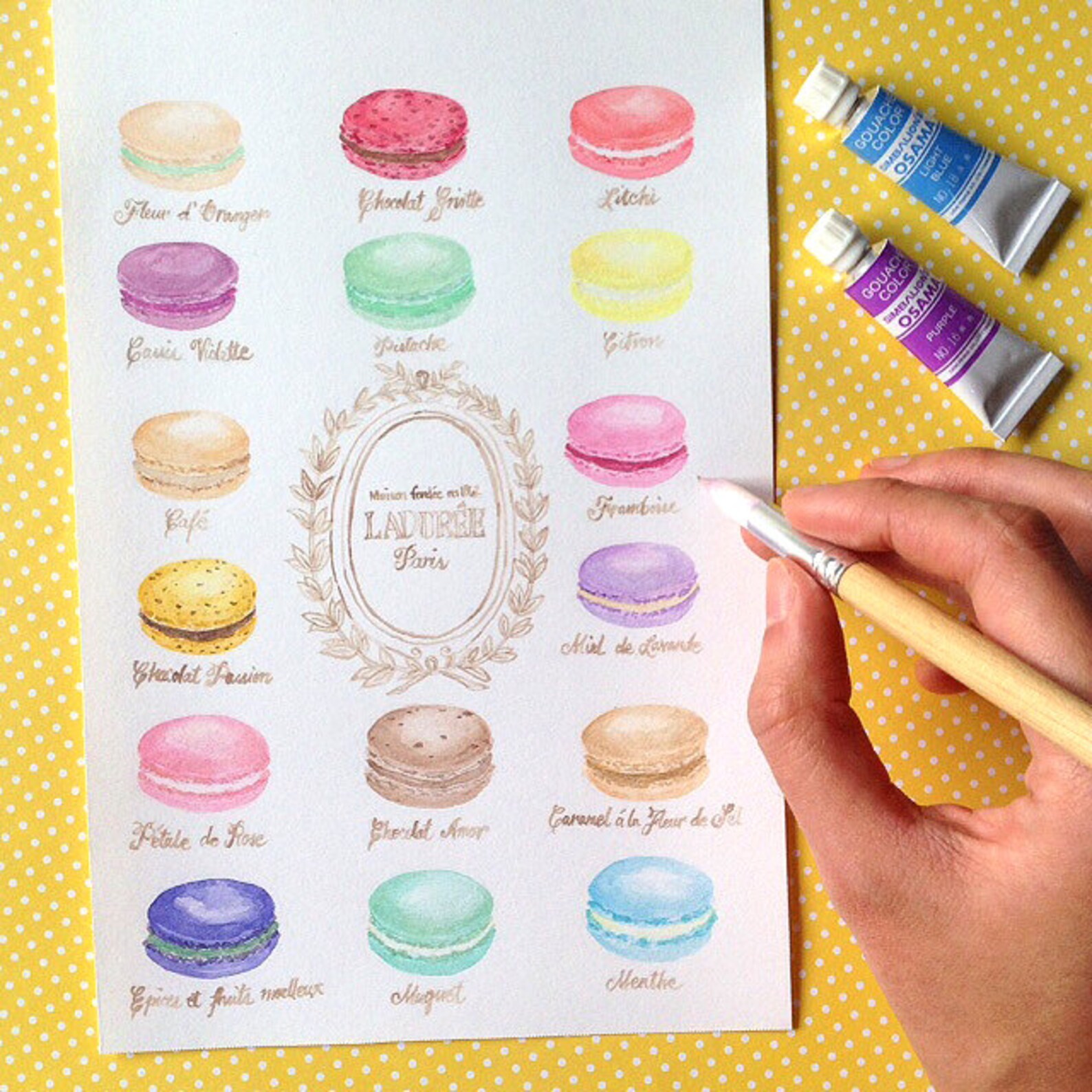Macaron Art Poster : DIGITAL FILE Laduree Print Laduree - Etsy Canada