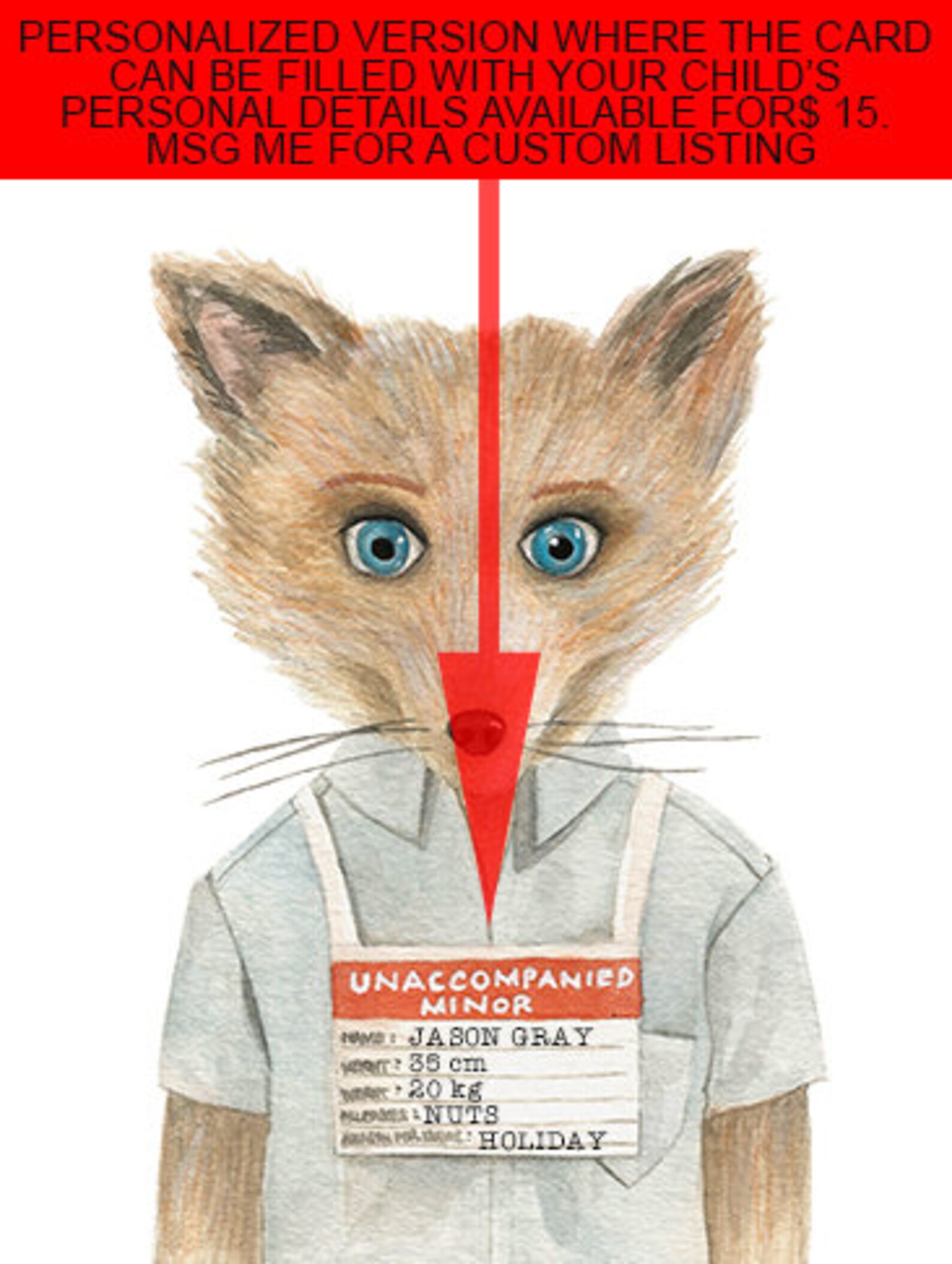 Fantastic Mr Fox: DIGITAL FILE Kristofferson Wes Anderson - Etsy Canada