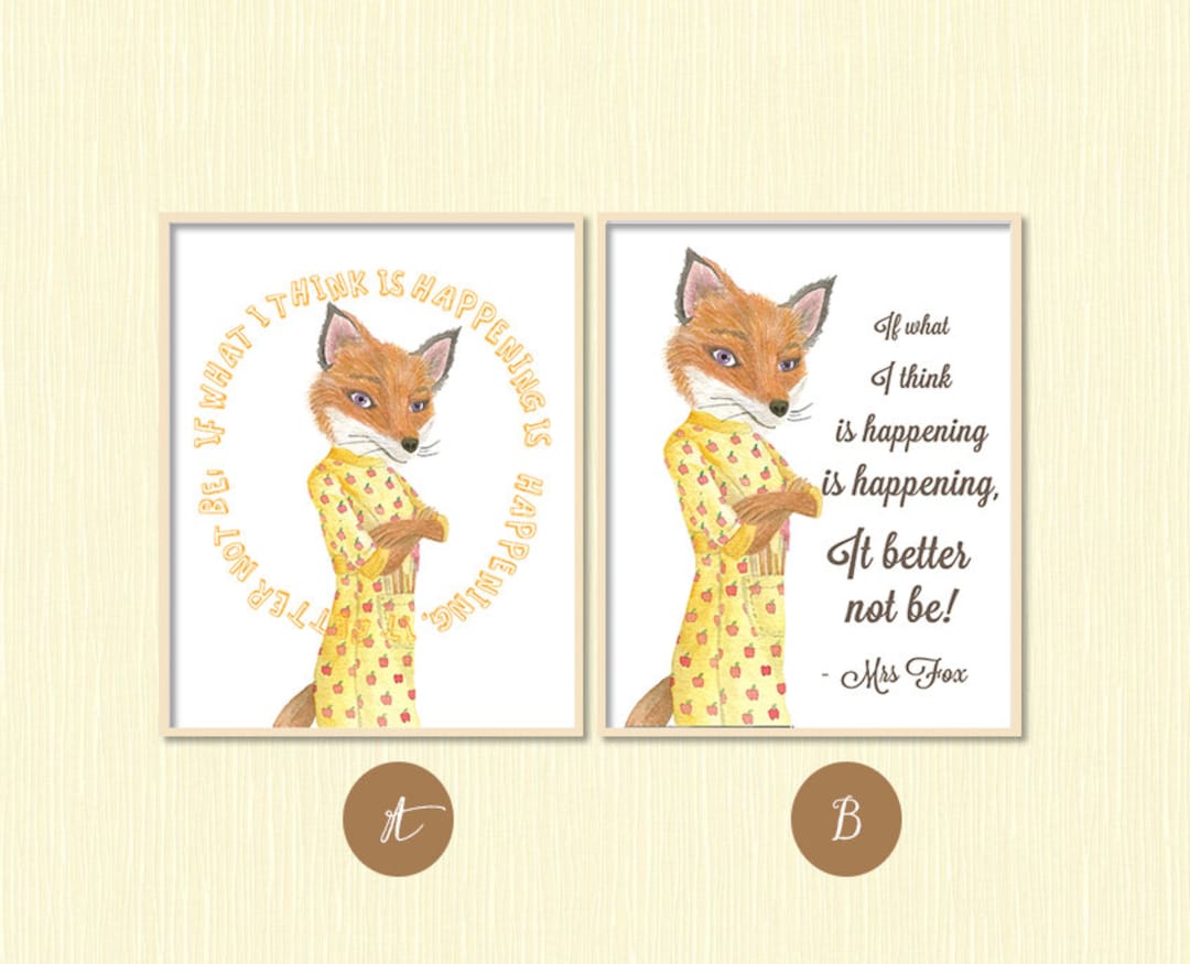 Mrs Fox, Fantastic Mr Fox: DIGITAL FILE 2 Versions, Mr Fantastic, Wes ...