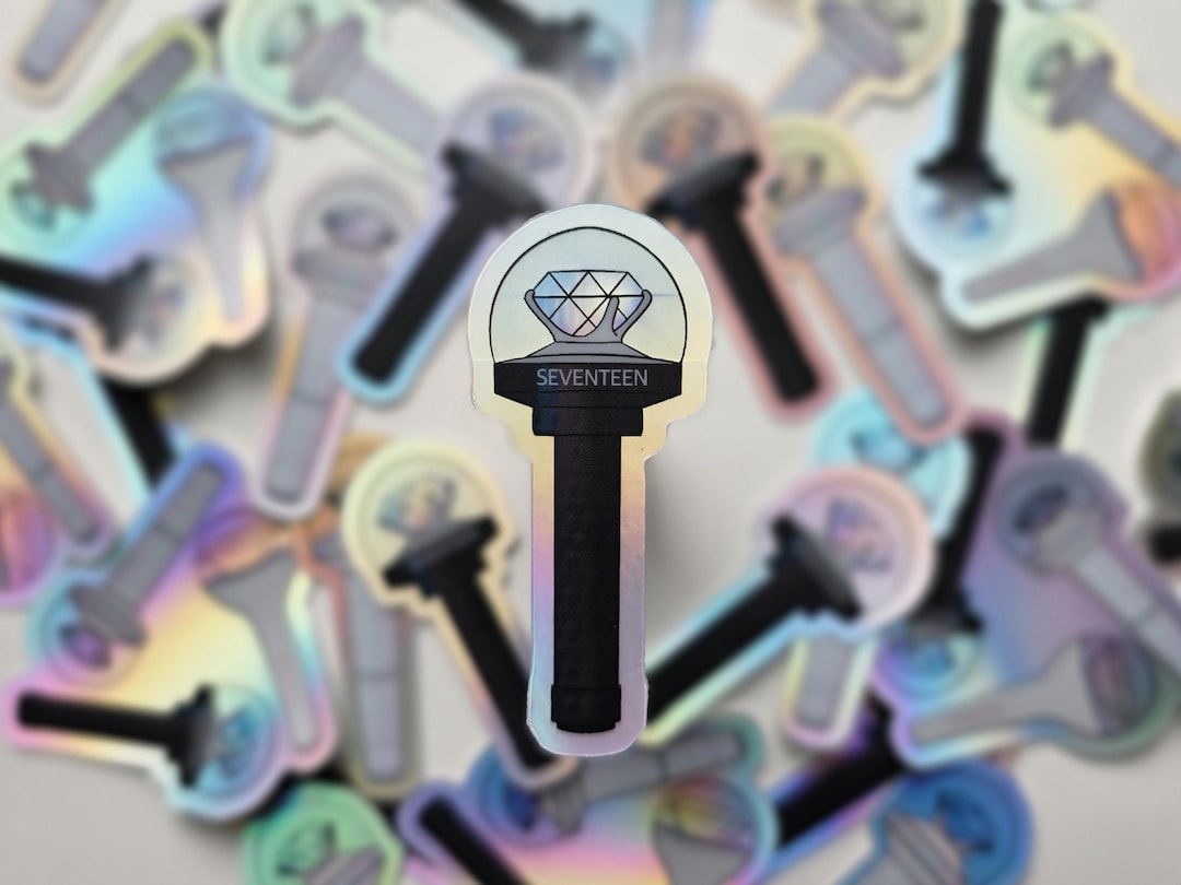 Holographic Lightstick Stickers - Etsy