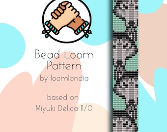 Forest Wolf Native Bead Loom Pattern Loom Bracelet Pattern Loom Beading ...