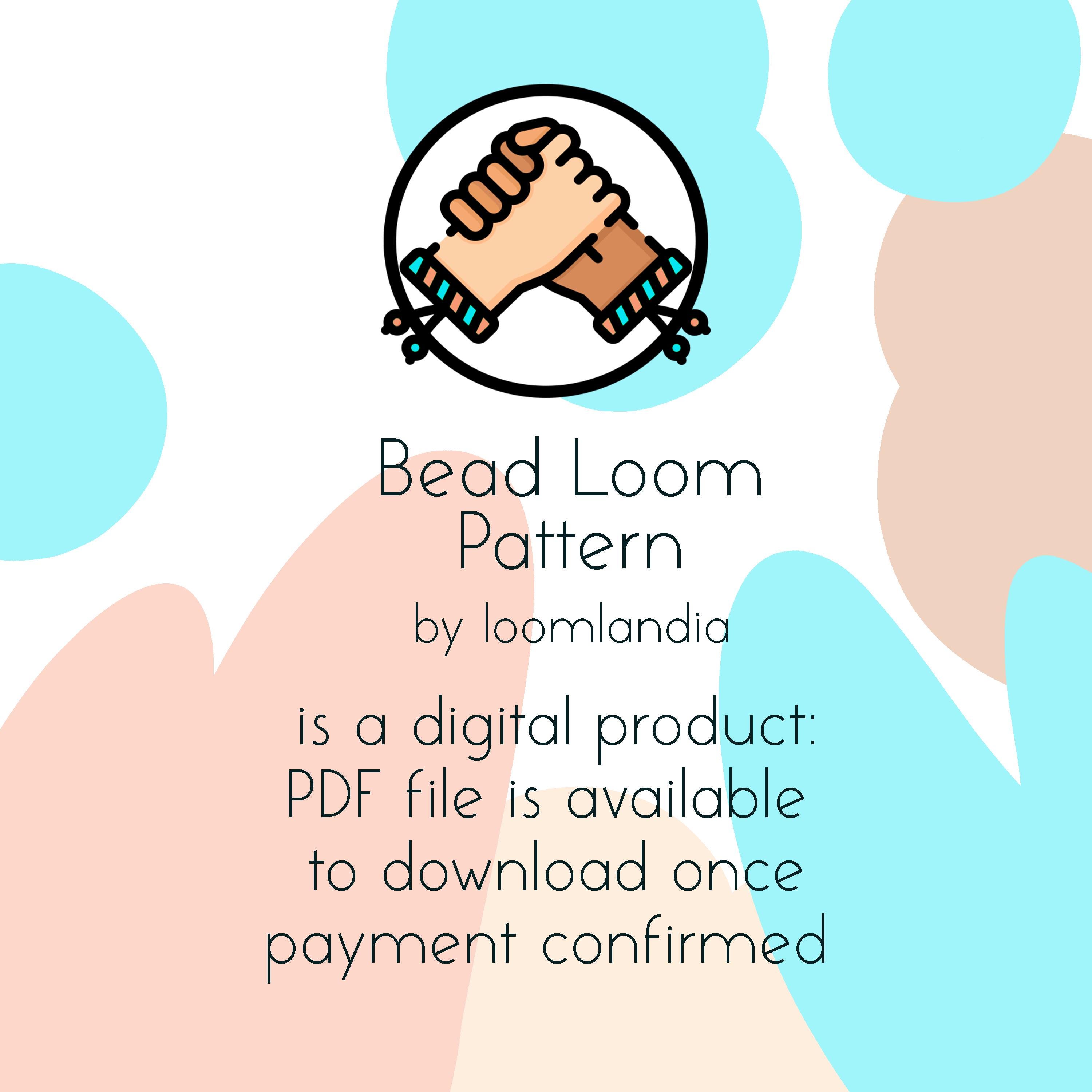 Lab Bead Loom Bracelet Pattern - Bead Loom Pattern Based on Miyuki Delica 11/0 - Etsy