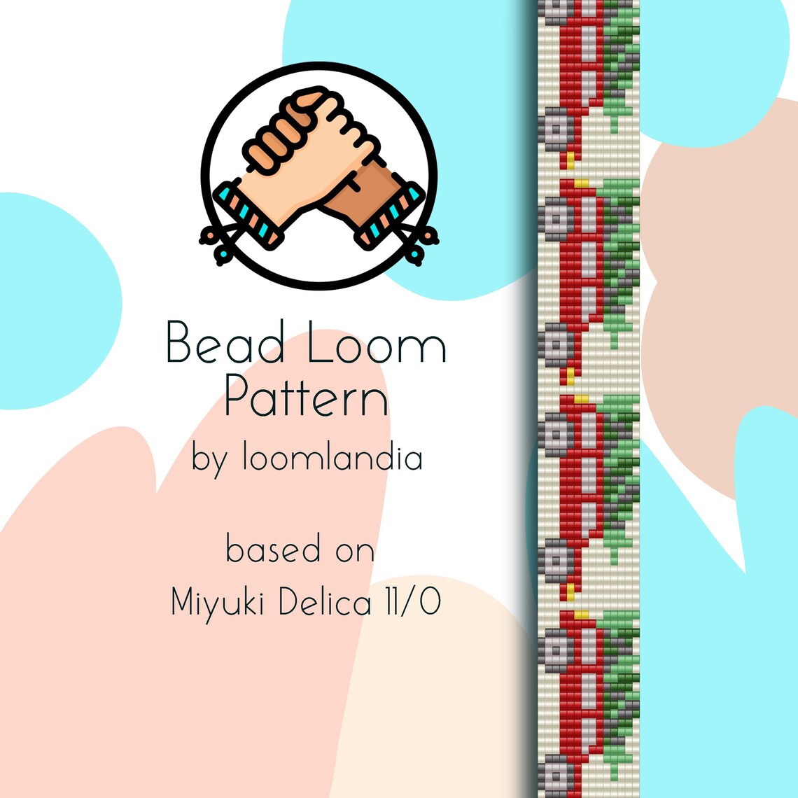 Christmas Tree Car Loom Bracelet Pattern - Bead Loom Pattern Based on ...