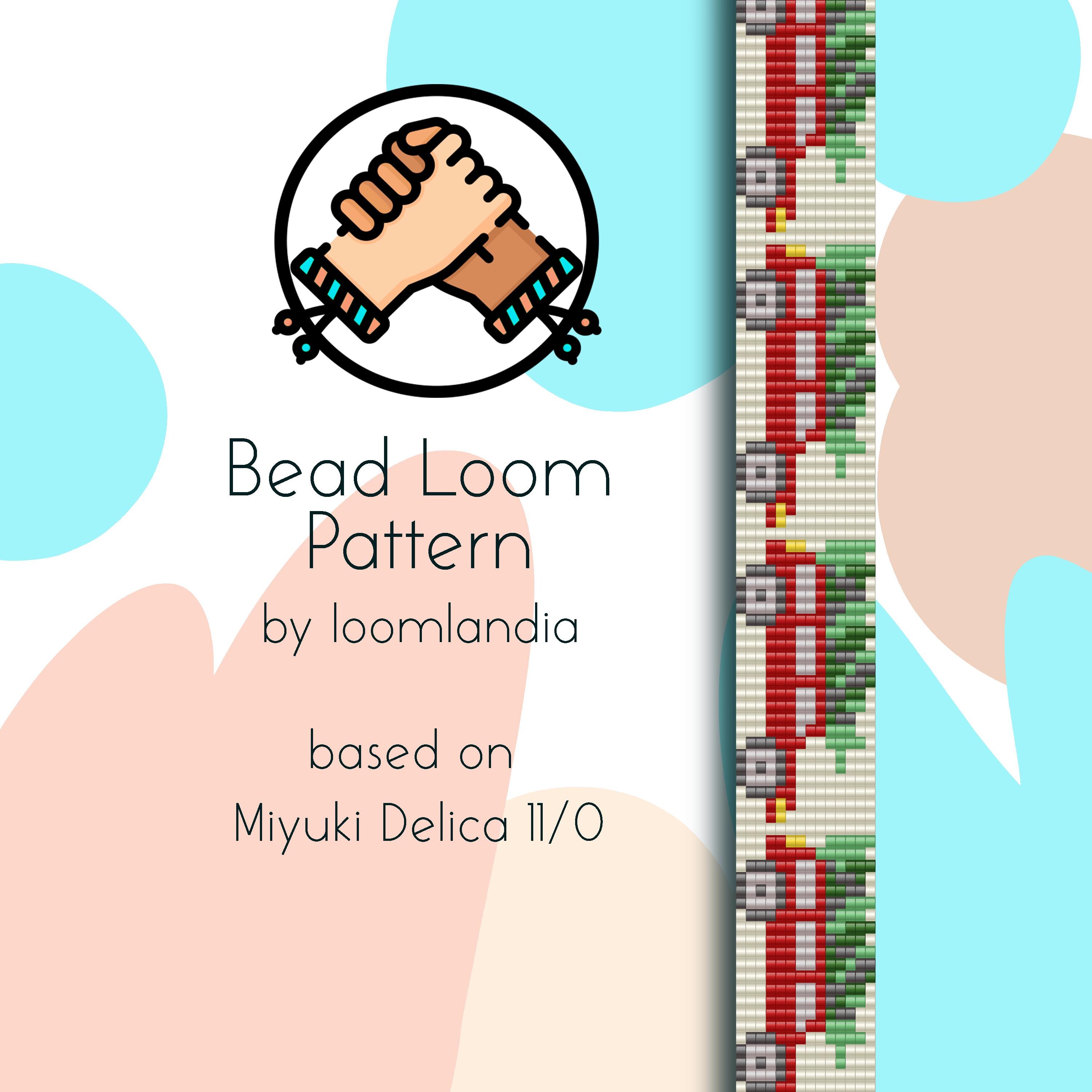 Christmas Tree Car Loom Bracelet Pattern - Bead Loom Pattern Based on ...