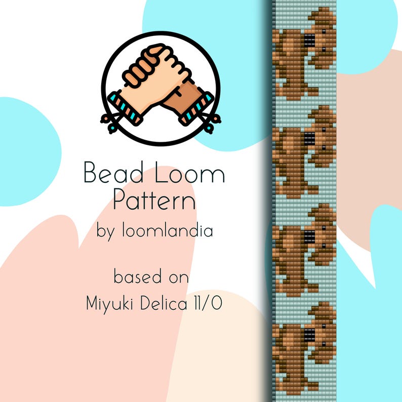 Dachshund Dog Loom Bracelet Pattern - Bead Loom Pattern Based on Miyuki ...