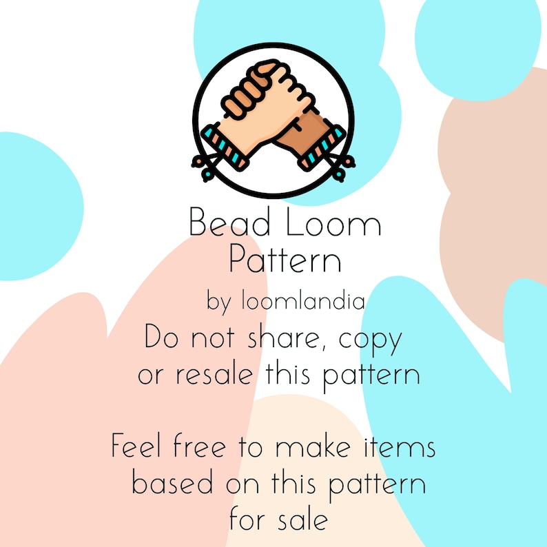 Cow Bead Loom Bracelet Pattern - Bead Loom Pattern Based on Miyuki ...