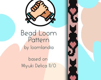 Dachshund Dog Loom Bracelet Pattern - Bead Loom Pattern Based on Miyuki ...