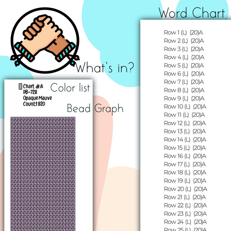 Cow Bead Loom Bracelet Pattern - Bead Loom Pattern Based on Miyuki ...