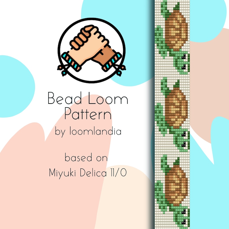 Sea Turtles Bead Loom Bracelet Pattern - Bead Loom Pattern Based on ...