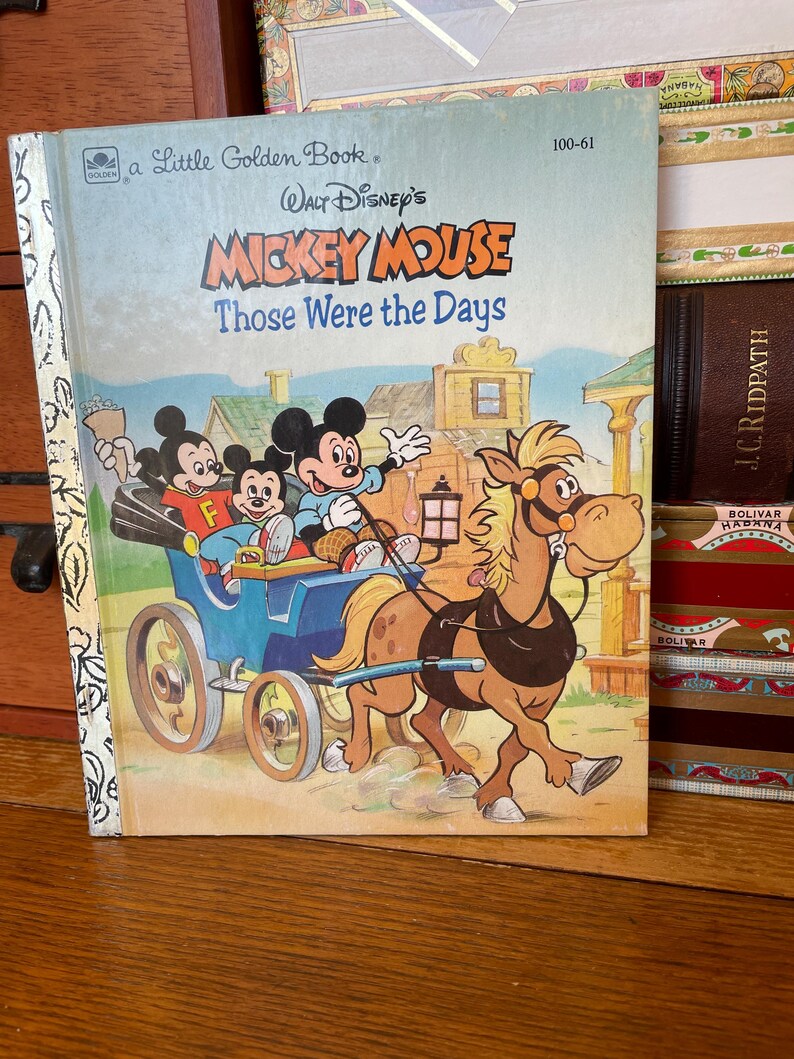 Little Golden Book Mickey Mouse Those Were the Days - Etsy