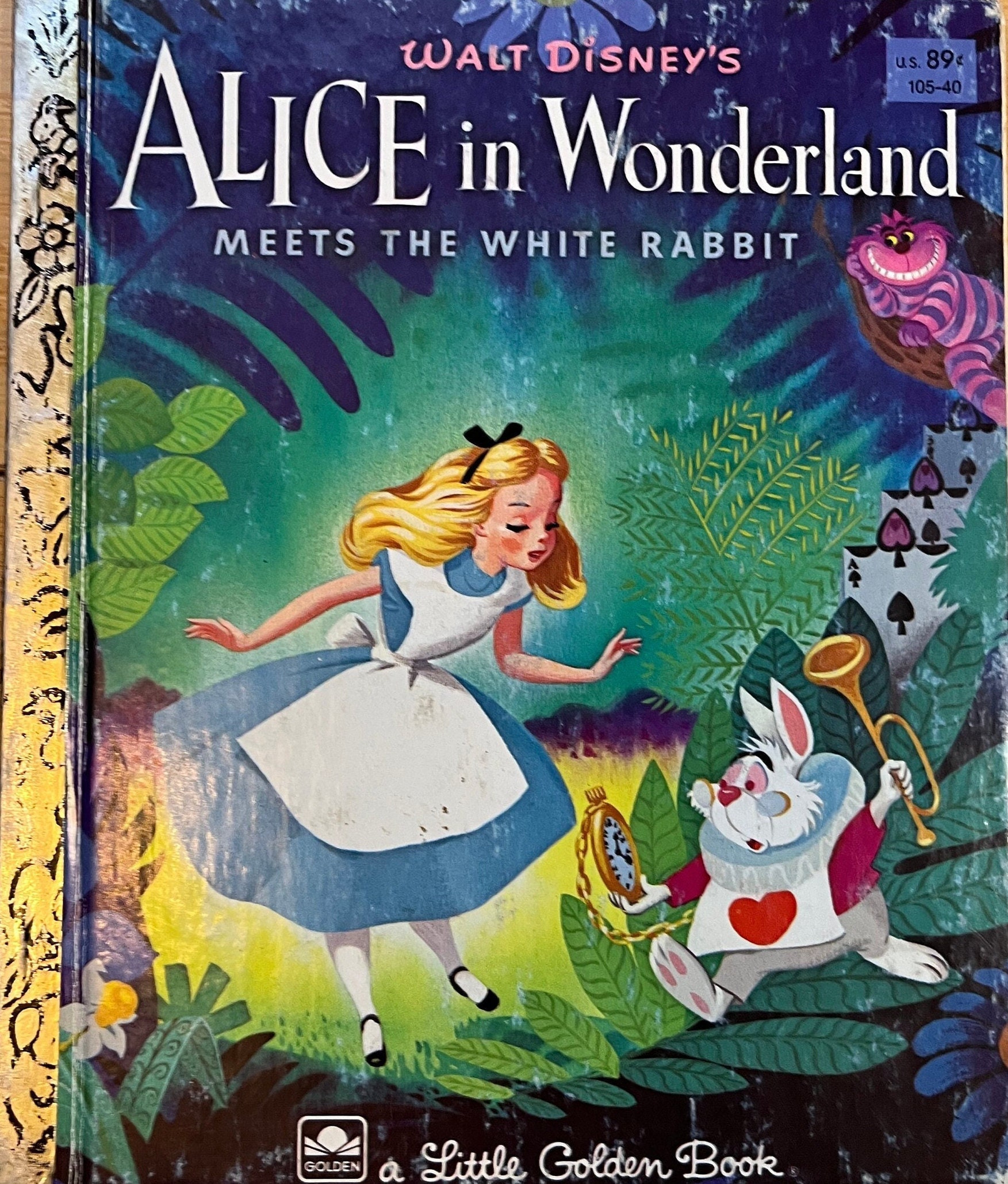 Alice in Wonderland Little Golden Book - Etsy