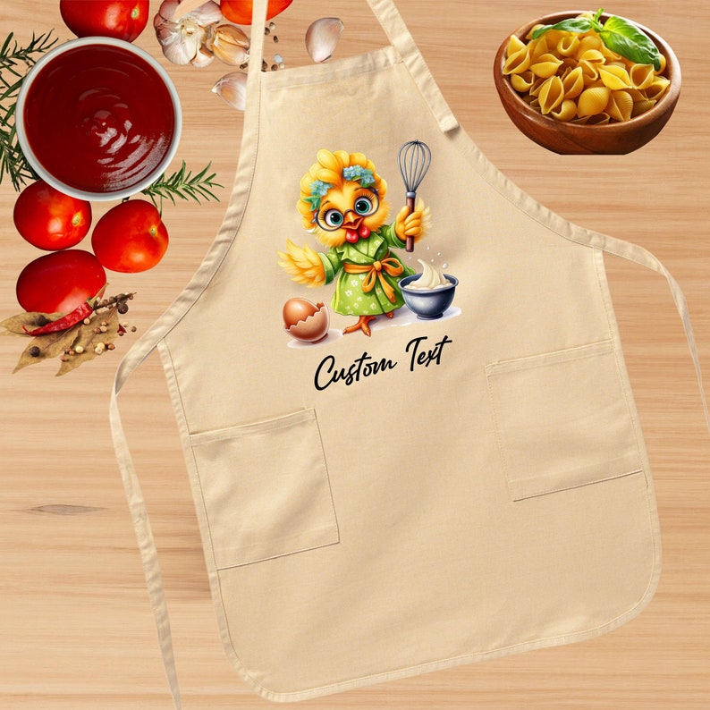 Personalized Cooking Funny Chicken Apron With Custom Name – Unique ...