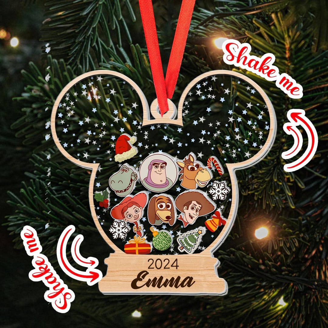 Personalized Toy Story Ornament, Toy Story Christmas Ornament, Disney ...