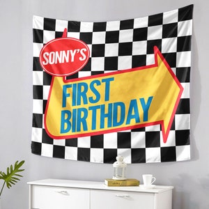 Warped Tour Banner Backdrop Custom Tapestry Wall Flag / Personalized ...