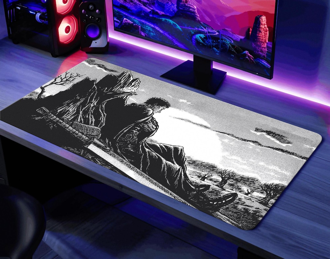 Berserk Desk Mat Manga GUTS Playmat Anime Griffith Mouse Pad Merch Gift ...