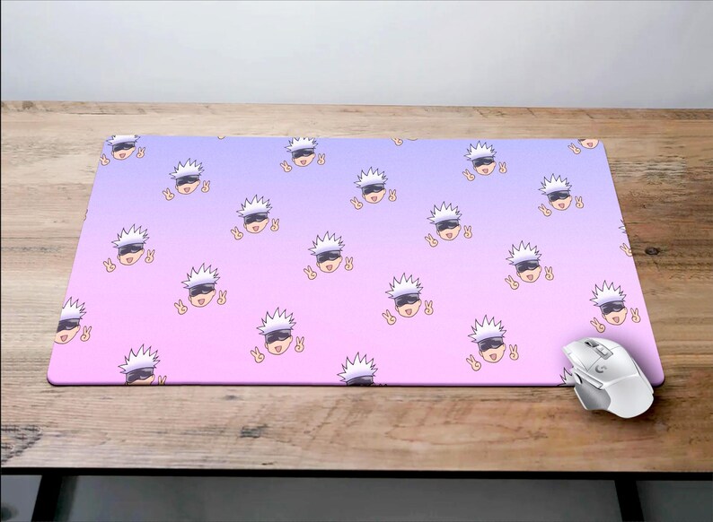 Satoru Gojo Mouse Pad Jujutsu Kaisen Desk Mat / JJK Merch Anime Playmat ...