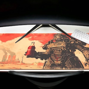 Fallout Vegas Desk Mat New Vegas Playmat / Power Armor Gaming Mouse Pad ...