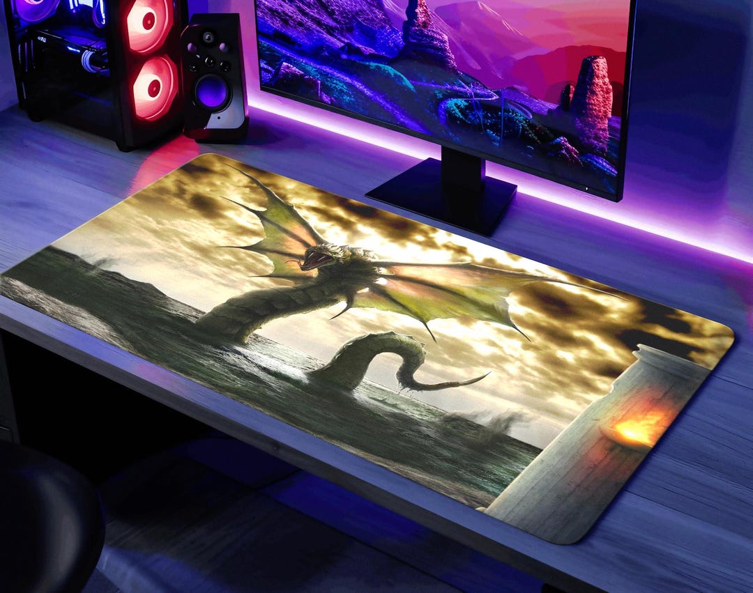 Runescape Desk Mat Zulrah Playmat OSRS Mouse Pad / Gift OSRS Gaming ...