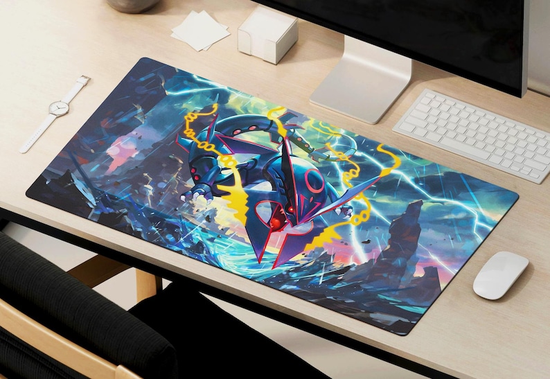 Rayquaza Playmat Pokemon Card Mat TCG Mat / Trading Card Game Pad ...